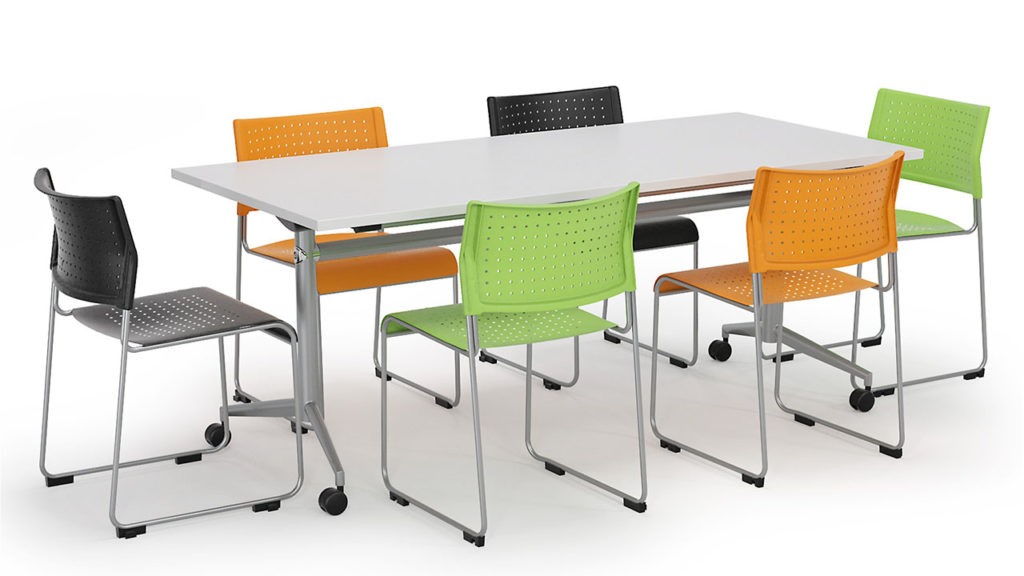 Uniflip Stackable Table | Office Furniture Solutions | WorkArena