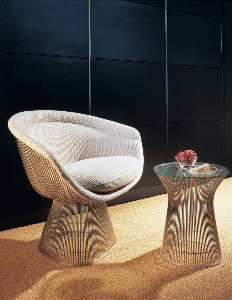 Authentic Platner Arm Lounge Chair® by Knoll | WorkArena