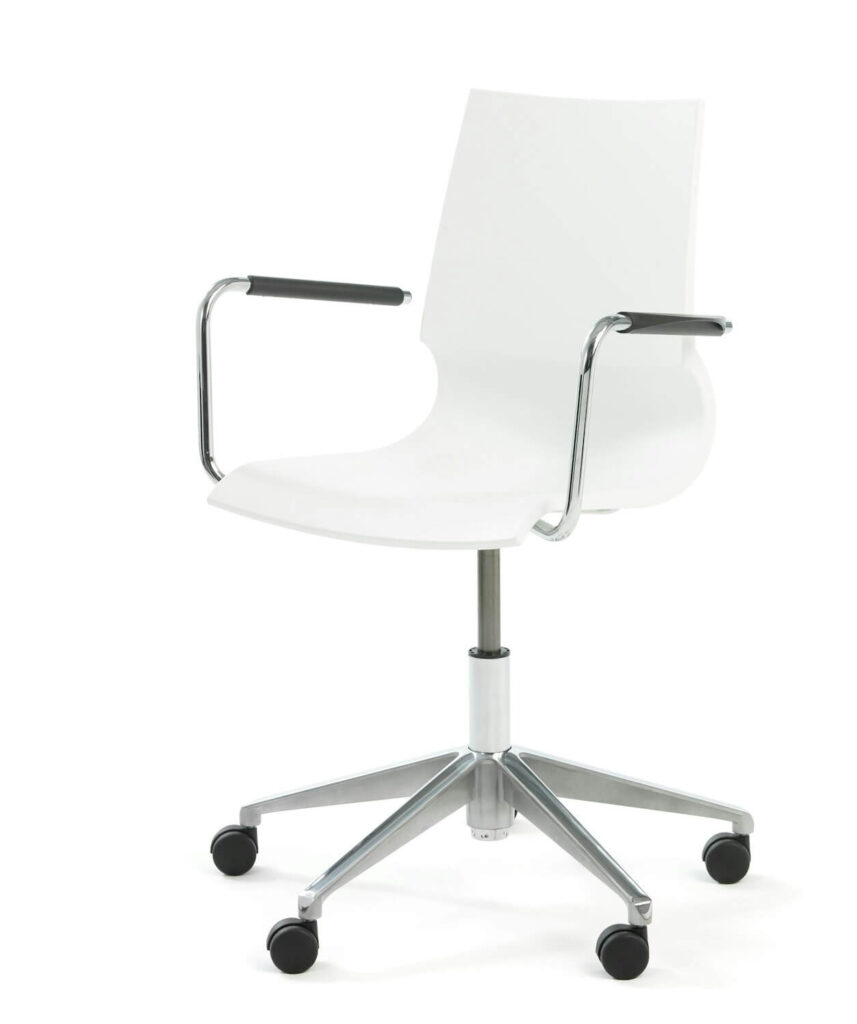 Authentic Gigi™ Arm Chair with Swivel Base by Knoll | WorkArena