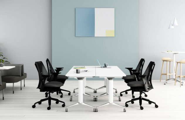 Genus Flip-Top Rectangular Table by Herman Miller| WorkArena