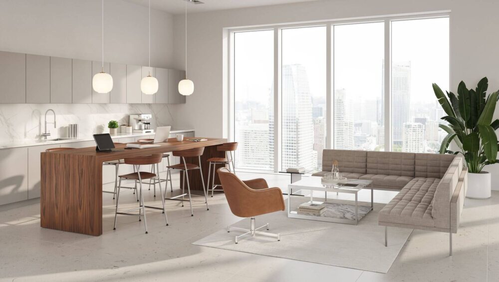 H Frame Side tables by Geiger | WorkArena